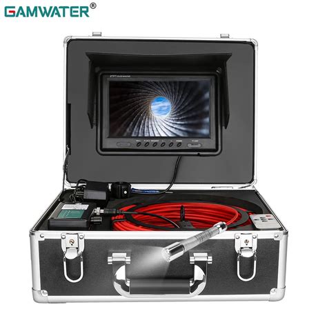 Gamwater 하수도 내시경 카메라 산업용 배수 하수도 파이프라인 내시경 카메라 Ahd 1080p 9 인치 Ips Dvr