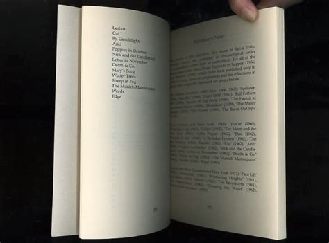 Selected Poems [1 1 Edited And Chosen By Ted Hughes] By Sylvia Plath Near Fine Original Wraps