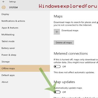 Logeshwaran Org Disable Automatic Update Of Maps In Windows