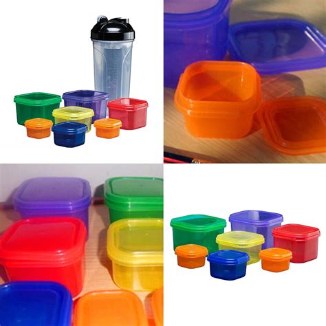 US 14 Pack 21 Day Fix Portion Control Containers Kit Beachbody Meal Plan Walmart