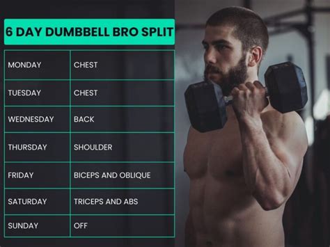 The Best 6 Day Dumbbell Workout Plan With Printable Pdf