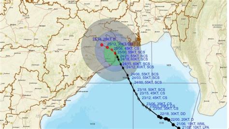 Cyclone Dana Landfall Process Completed Deep Depression In Next 6
