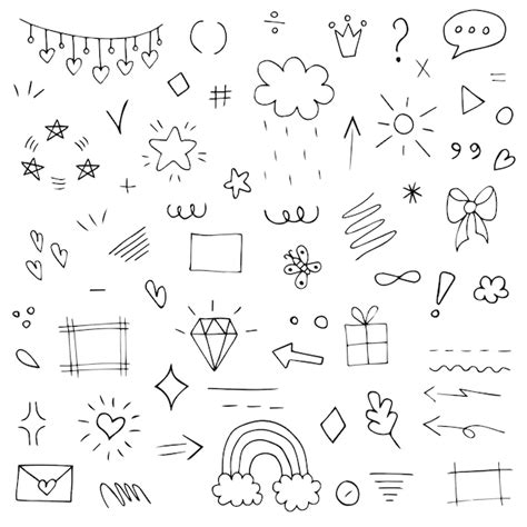 Premium Vector A Collection Of Different Objects Including One That