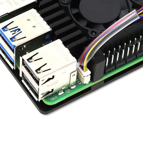 Onpadru Алюминиевый корпус для Raspberry Pi 5 с двумя охлаждающими вентиляторами Цена 1 490