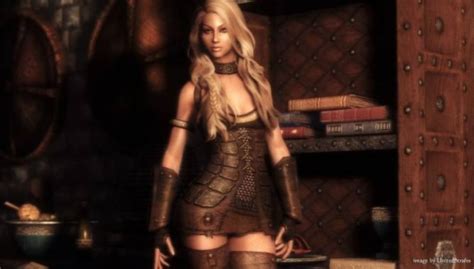 上古卷轴5：天际 Gwelda Armor Pack Unp Unpb ，护甲包 Unp、unpb身形 Mod Vv0 5 下载 3dm