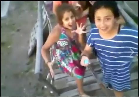 niña graba a sus amigas caer de un puente y se vuelve viral