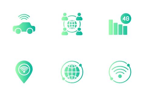 Connectivity Icon Pack 30 Flat Network And Communication Icons Svg