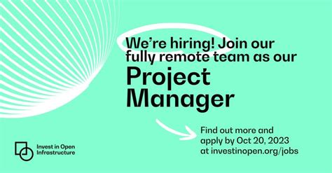 invest in open infrastructure on linkedin openinfrastructure job