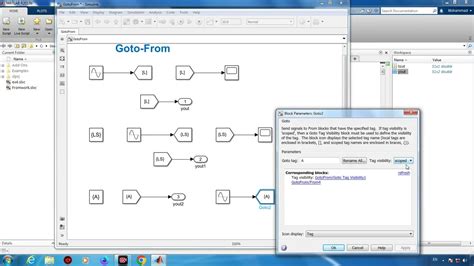 Goto And From Components Simulink Tutorials Youtube
