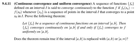 solved show that the sequence fn x x n converges