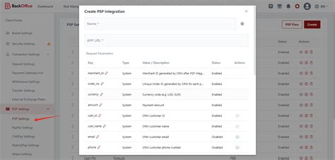 PSP Open API Introduction CRM Open API Documentation