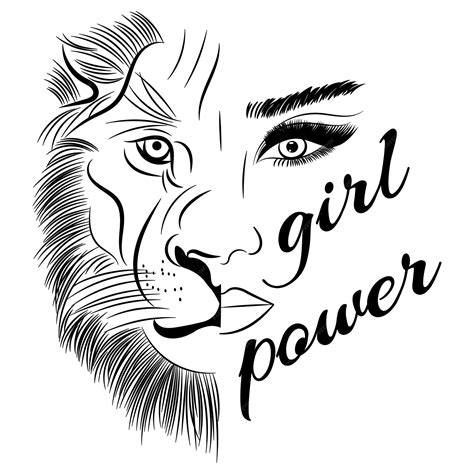 Premium Vector Girl Power Inspirational Quotes Design