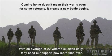 22 Veterans Commit Suicide Daily The Battle Buddy Foundation