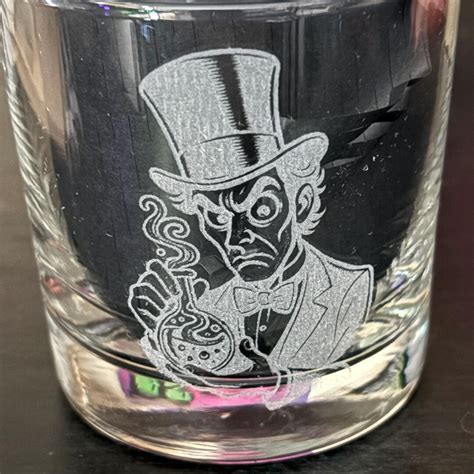 Dr Jekyll And Mr Hyde Engraved Glass Etsy