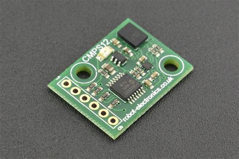 tilt compensated magnetic compass cmps12 the pi hut