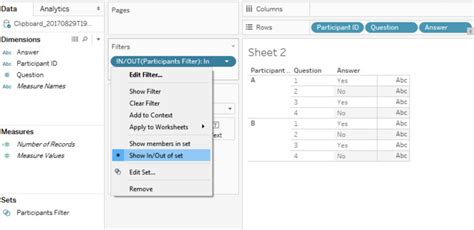 Creating A Filter Based On Multiple Variables