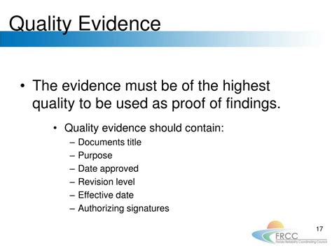 Ppt Quality Of Evidence Powerpoint Presentation Free Download Id
