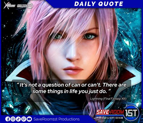 Saveroom1st Final Fantasy Xiii 🗡 Finalfantasyxiii Sr1p Quotes Fyp