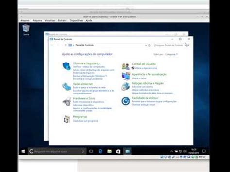 Configuração do IPv4 automático no Windows 10 VirtualBox YouTube