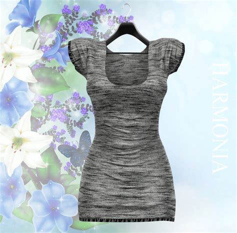 Second Life Marketplace Grey Tee Dress Legacy Perky