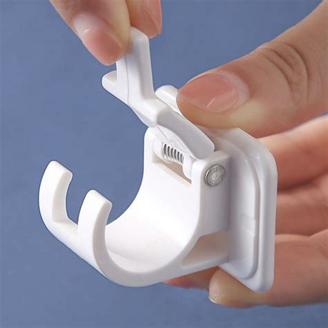 Badu Bg Държач за завеси Скоба за прътове Скоби за кърпи Скоби за пръти за стълбове на врата