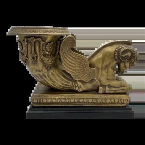 1900 Golden Fleece Chrysomallos Winged Ram Bronze Mantle Urn Chairish