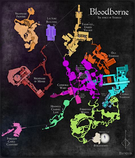 Complete Maps Of Bloodborne Projekte Welt
