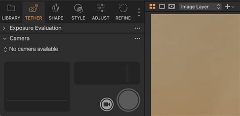 Tethering With A Supported Camera Home