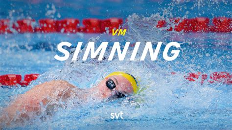 Simning Vm Lör 17 Feb 2024 1655 Svt Play