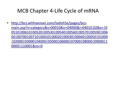 PPT MCB 720 Molecular Biology PowerPoint Presentation Free Download ID 3516125