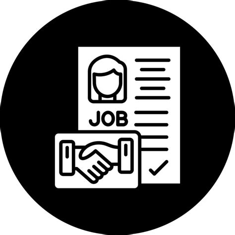 Employment Contract Vector Icon Style 22627584 Vector Art At Vecteezy