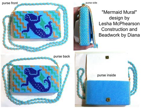 Beaded Purse Tutorial Pdf Etsy