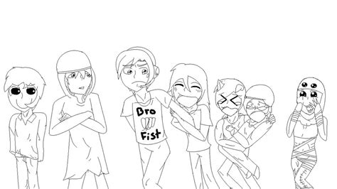 Pewdiepie Fanart Lineart By Xxskuldxx On Deviantart