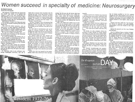 Historical Women Of Neurosurgery Department Of Neurosurgery The