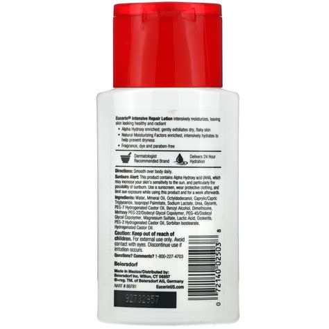 Eucerin Intensive Repair Lotion 3 Fl Oz 89 Ml Iherb