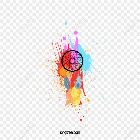 수채화 일러스트 스플래시 잉크 튄 깃털 섬세한 그림정교 한저작권 Png 일러스트 무료 다운로드 Lovepik