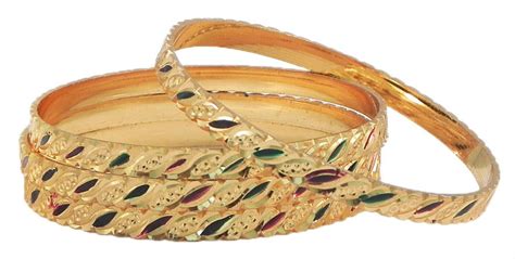 Meenakari Gold Plated Churi