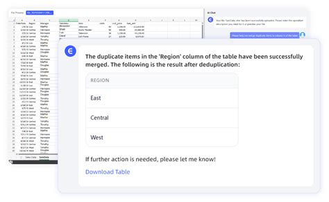 excelmatic s spreadsheet assistant edit organize and automate excel