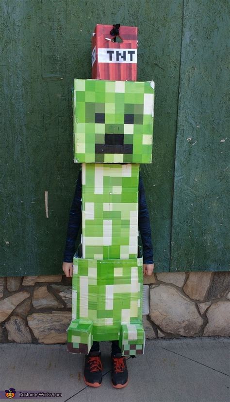 Minecraft Creeper Costume Last Minute Costume Ideas