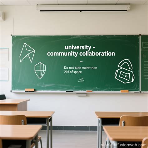University Classroom With Collaborative Art Stable Diffusion Online