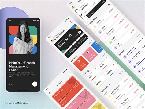 Financy Personal Finance Management Mobile App By C Muthu Krishnan Ui