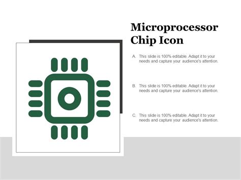 Microprocessor Chip Icon Ppt Powerpoint Presentation Styles Picture