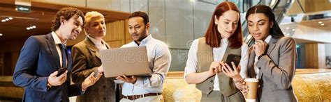 A Group Of People Of Different Stock Photo Image Of Interaction