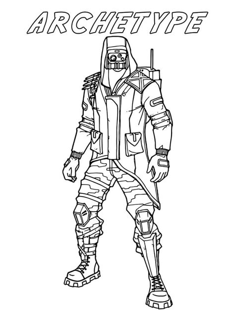 Coloriage Adeline Fortnite télécharger et imprimer gratuit sur