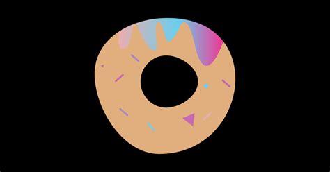 Gradient Donut Sprinkles Donut Sticker Teepublic
