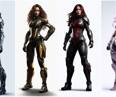 Artstation 200 Sci Fi Armored Female Concept 4k Artworks