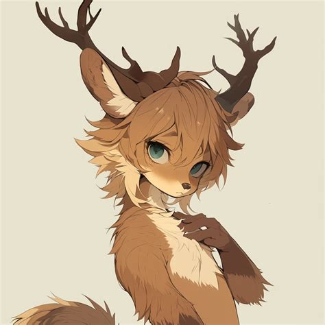 Femboy Furry Deer Niji Furry Ai
