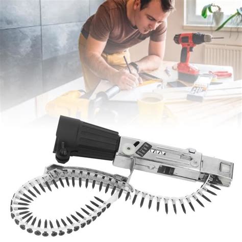 Ej Life Adaptateur Cloueuse à Chaîne Aluminium Réglage Profondeur