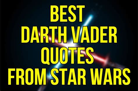 Youtube Darth Vader Quotes