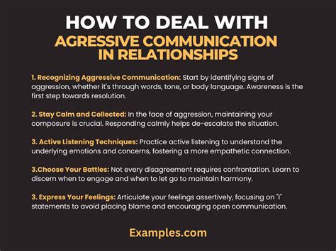 How To Deal With Aggressive Communication